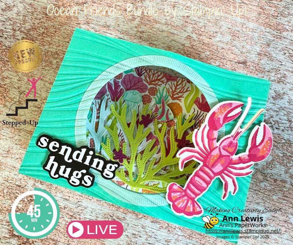 How to Make a Stunning Diorama Card with the Friends of the Ocean Suite ...